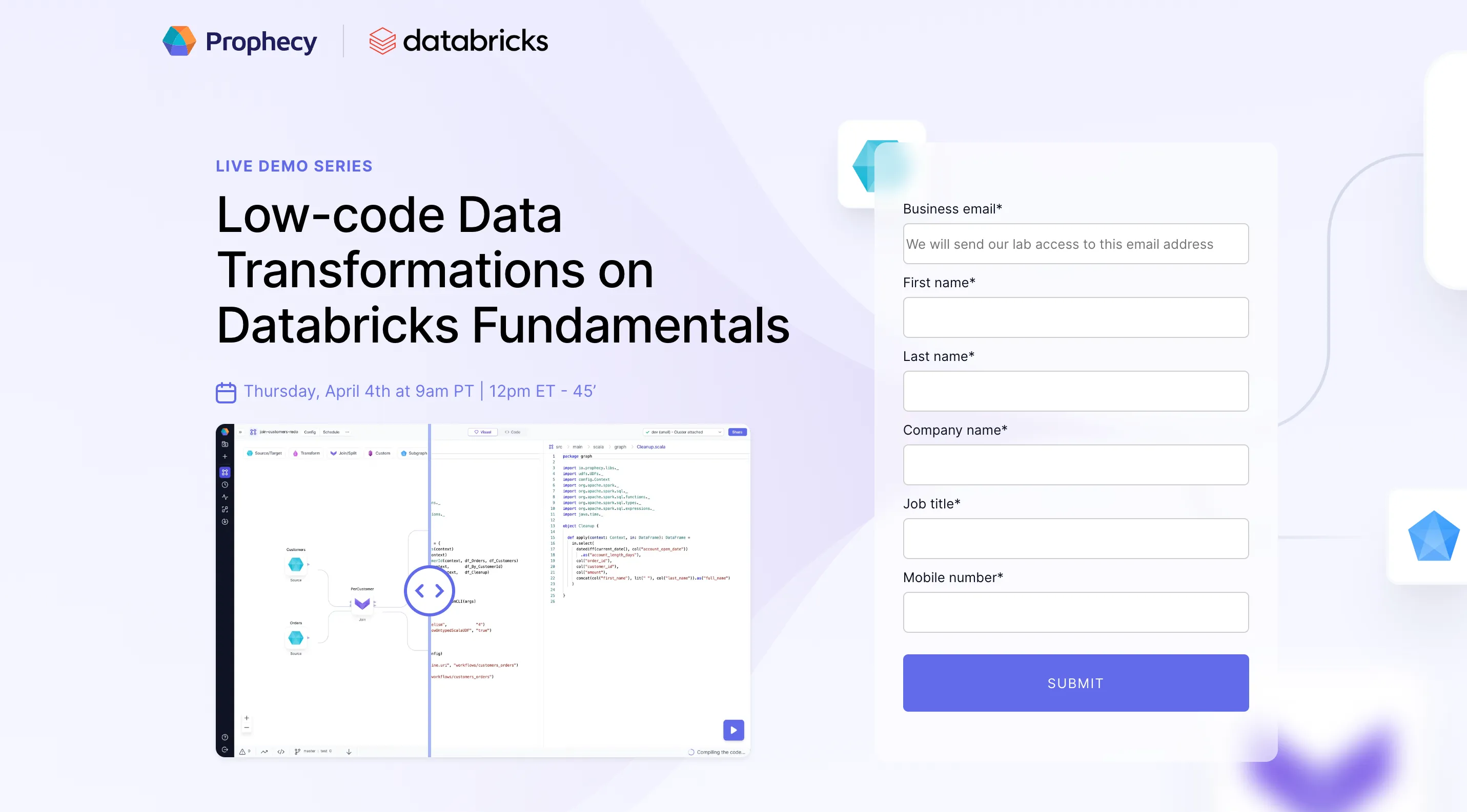 Live Demo Series: Data Transformation Copilot for Databricks Fundamentals Oct 1